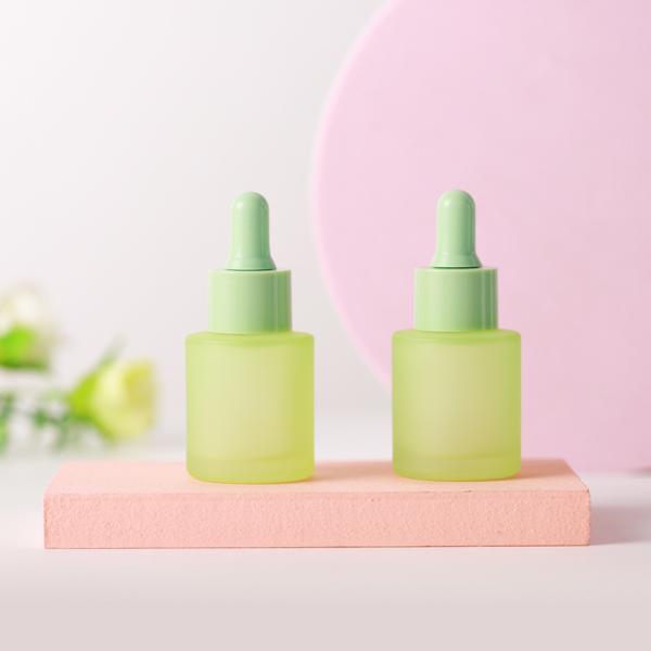 Quality 1oz Essential Oil Bottle Round Macaron Borosilicate Glass Technique for sale