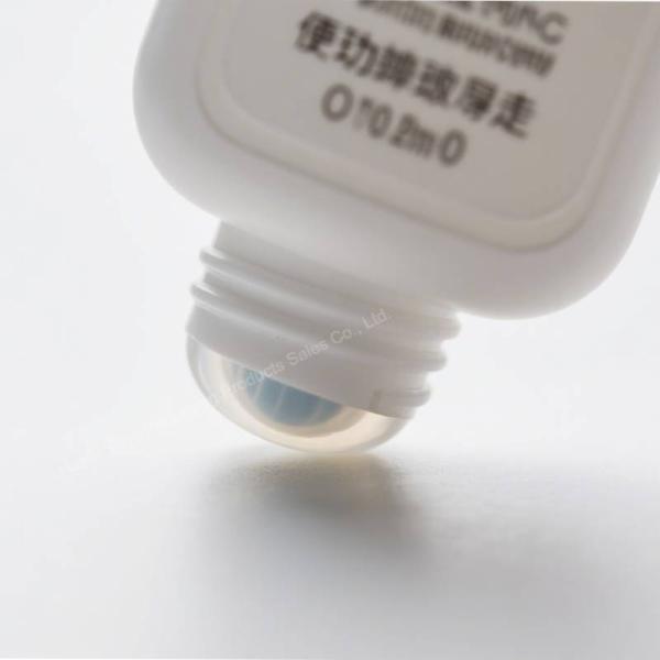 Quality Packing Empty Roll On Bottles Plastic Square Opener Roller Ball Bottles 20ml for sale