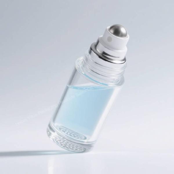 Quality Blue Roller Bottles 1 4oz Matt / Cylinder 10 Ml Roll On Bottles for sale