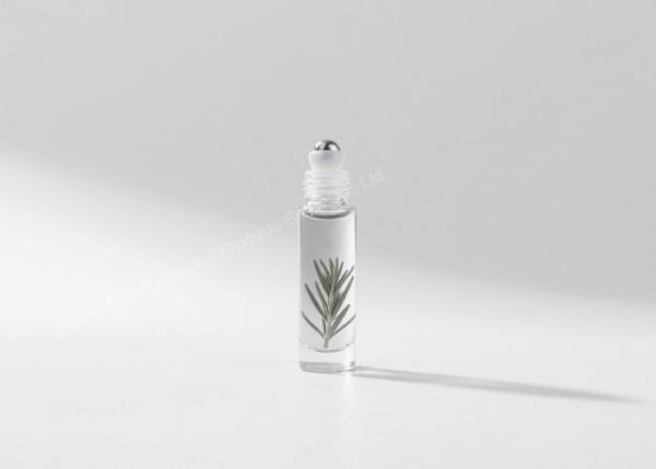 Quality Clear Roller Bottles Bulk Crystal 12ml Cylinder Shape Roll On Oil Bottles for sale