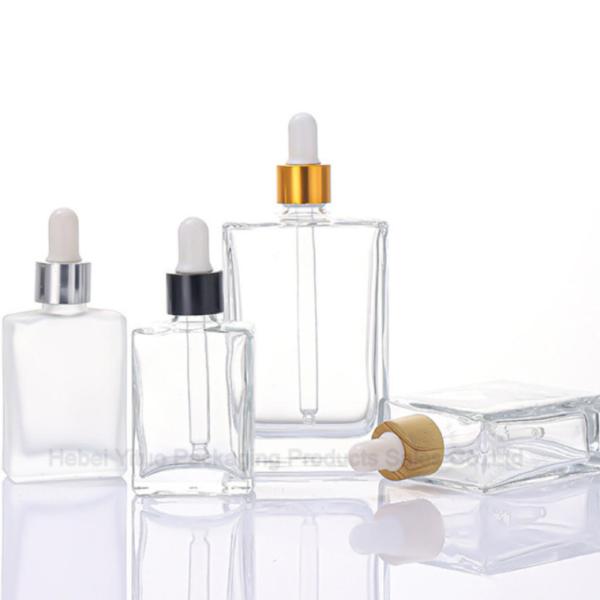 Quality Square Essential Oil Bottles Transparent 1oz Customized Logo for sale