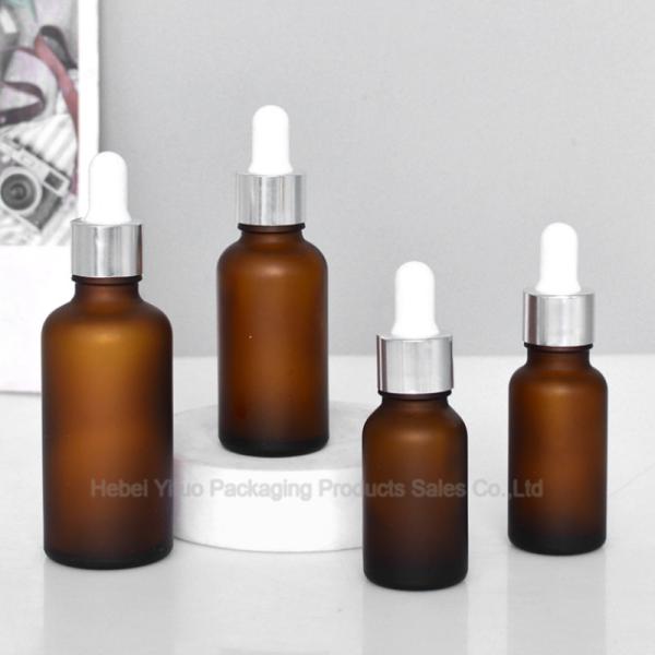 Quality Matted 50ml Glass Dropper Bottles Luxurious And Non Slip ISO9001 for sale