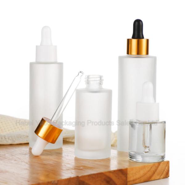 Quality Bulk Dropper Empty Essential Oil Bottles Clear 2oz Customize Logo for sale