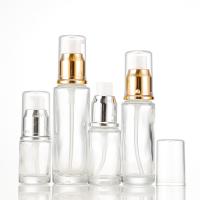 Quality 100ml Glass Lotion Bottle Reusable Bulk Customized Logo for sale