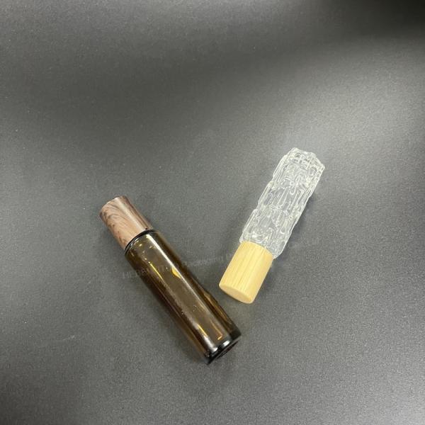 Quality Crystal Roller Bottles Leak Proof 18ml For Dispensing Essential Oils And for sale