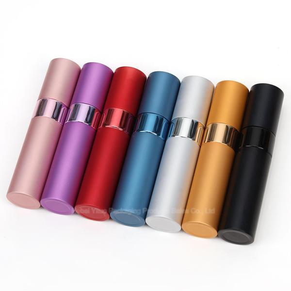 Quality Mini Cylinder Cosmetic Spray Bottle Empty 3ml Customized Logo for sale