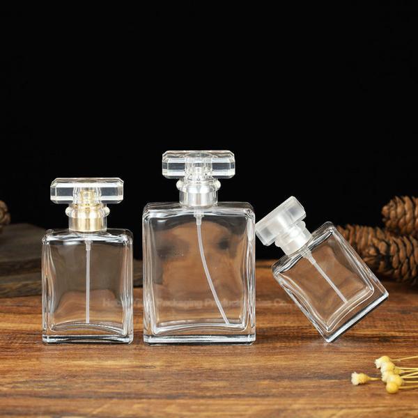 Quality Perfume Atomizer Cosmetic Glass Spray Bottle Empty 100ml for sale