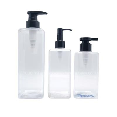 China Hotel Shampoo Bottle Plastic 500ml For Shower Travel for sale