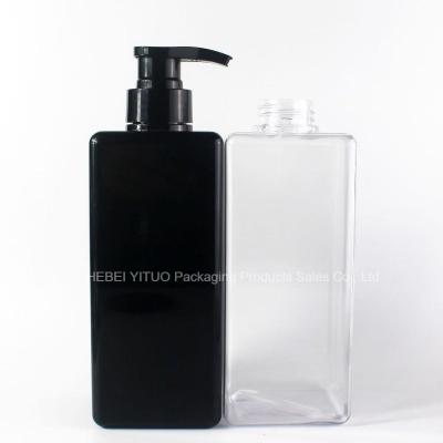 China Hotel Shampoo Bottle Plastic 500ml For Shower Travel for sale
