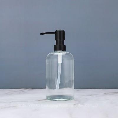 China Reusable Shampoo Bottle Glass And Plastic Container Designed For Packaging Shampoo Conditioner for sale