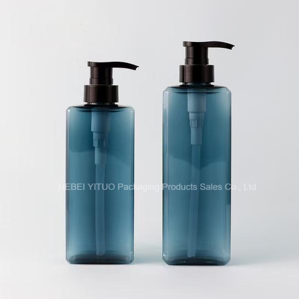 Quality Hotel Travel Plastic Refillable Shampoo Bottles For Travel 400ml 500ml for sale
