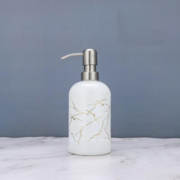 Quality Customized Hotel Shampoo Bottles Plastic Green For Shower for sale
