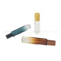 China 10ml 20ml Empty Perfume Bottles Brown Borosilicate Glass Square Spray Bottles for sale