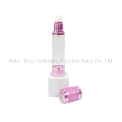 China Cosmetic Packaging Plastic Airless Pump Cosmetic Bottles for sale