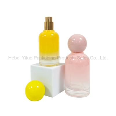 China Spray Pump Bulk Perfume Bottles Glass Diameter 4.6cm Designed to Meet Industry Standards for Perfume Packaging Solutions for sale
