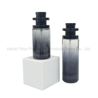 China Borosilicate Glass Bulk Fragrance Containers Featuring Plastic Pump Material Providing Secure and Fragrance Storage Solutions for sale