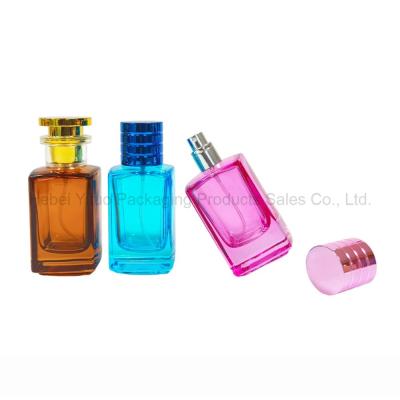 China Pink Sleek Cosmetic Spray Perfume Glass Bottle Designed for sale