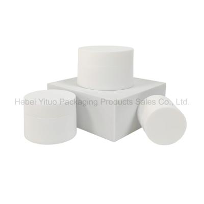 China Customized diameter skincare cream jar including label printing optimized for cosmetic packaging and consumer attraction for sale