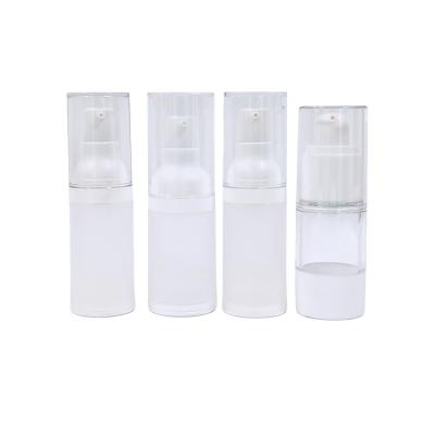 China Customized  Airless Pump Bottle with Plastic Cap for Skincare Applications for sale