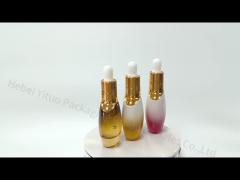 gradual change dropper glass bottle transparent bottle