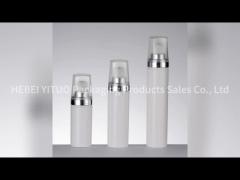 50 Ml Airless Pump Bottle Empty White