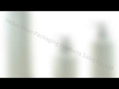 White Plastic Shampoo Container Travel Empty