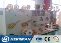 China High Speed Horizontal Wire Taping Machine , Fire Resistance Cable Making Machine for sale