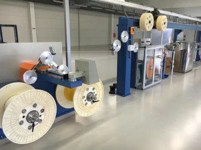 Cina Linea di produzione semplice e duplex del cavo a fibre ottiche velocità di 150m/Min di ottimo rendimento in vendita