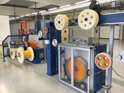 Cina Linea di produzione semplice e duplex del cavo a fibre ottiche velocità di 150m/Min di ottimo rendimento in vendita