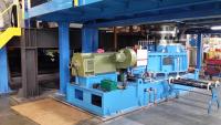 China 55kw 36mm Continuous Sheathing Wire Cable Machine With Water Cooling for sale