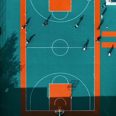 Cina Sport di collegamento di resistenza di slittamento che pavimentano la multi corte dell'interno di sport di pallacanestro in vendita