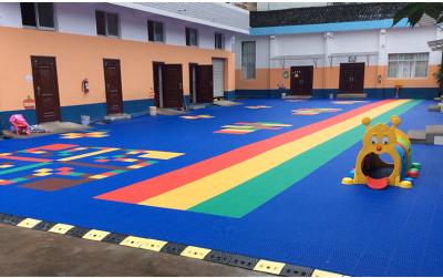 China Antimoeheids Binnensporten die Matten van de School de Met elkaar verbindende Gymnastiek vloeren Te koop