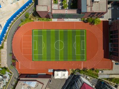 China Construção de corrida do campo do padrão sintético do revestimento 400m dos esportes de Eco à venda
