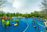 China EPDM Playground Surface Sound Insulation SBR Running Track 2-4mm Granules for sale