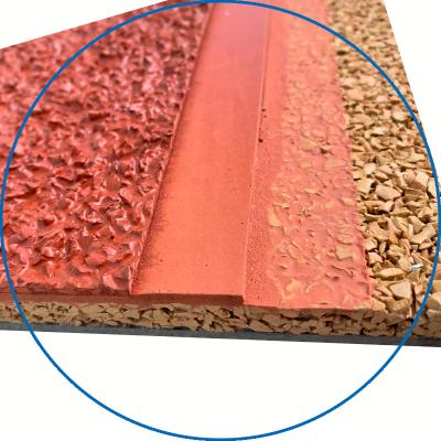 Cina La pista corrente di gomma sintetica ha colorato la pavimentazione di gomma riciclata in vendita