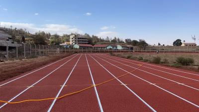 China Colourful Running Track Flooring Synthetic Tartan Track Flooring Mat for sale
