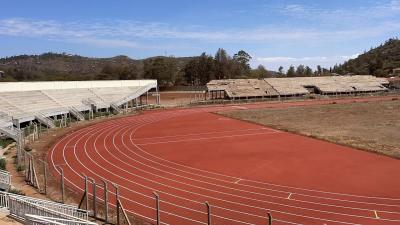 China Colourful Running Track Flooring Synthetic Tartan Track Flooring Mat for sale