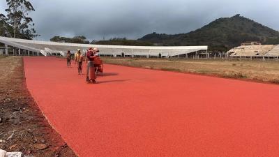 Cina Sport di SBR Eco che pavimentano pista corrente di gomma sintetica prefabbricata in vendita