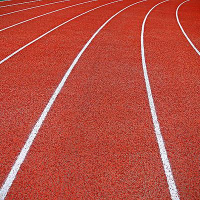 China 13mm Spray Coat System Running Track UV Resistant Eco Runway for sale