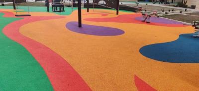 China Kindergarten Playground  Safe and Durable Colored EPDM Rubber Granules for sale