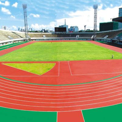 中国 無害な、無臭ITFの多色刷りの抗菌リサイクルされたゴム製 フロアーリング 販売のため