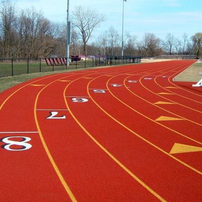 Cina Campo sportivo antimicrobico non slittare materiale pareggiante della pista atossico in vendita