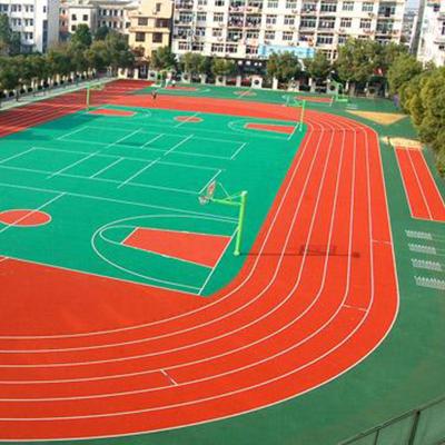 中国 ISO14001 13mmの全天候用運動ゴム トラックは衰えない浮上する 販売のため