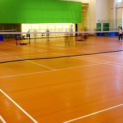 China Pavimentazione di volano del rivestimento della raschiatura di larghezza della pavimentazione 1.8m di sport del PVC ISO9001 for sale