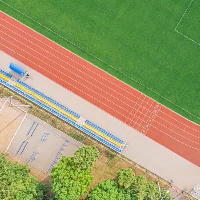 Cina Calcio su ordinazione che esegue il produttore Rubber Running Track della Cina della pista in vendita