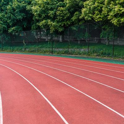 China Pista di gomma di plastica sintetica elastica della pista atletica del sistema del cappotto dello spruzzo for sale
