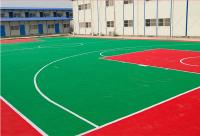 China Recyclable Outdoor PP Interlocking Flooring Tiles 304.8x304.8x13mm Multi Field Red for sale