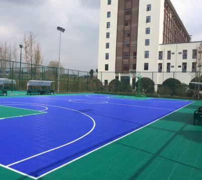 Cina sport dell'interno smontabili 2500N che pavimentano le mattonelle di collegamento del polipropilene in vendita