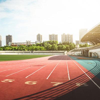 Cina Sport sintetici di spessore 13mm del fono assorbente che pavimentano colore verde blu rosso in vendita
