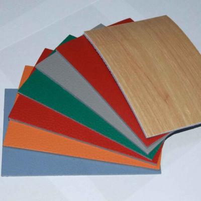 China Slijtvaste pvc-Bladvloer voor Sporthof niet Giftige Antislip Te koop